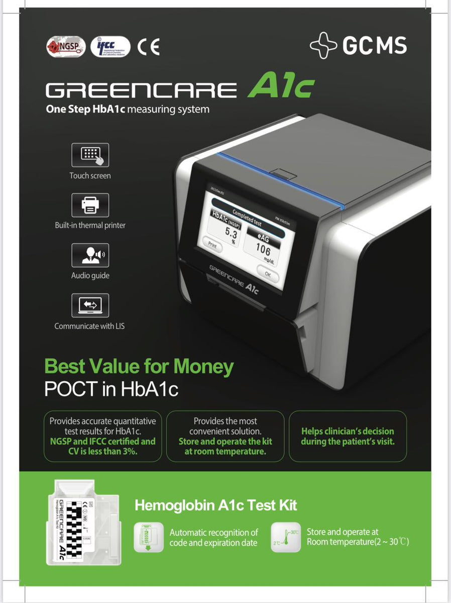GREENCARE A1c POCT analyzer for Hemoglobin A1c measuring – Dababonline.com