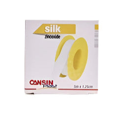 Surgical silk plaster with zincoxide , Cansin plast ( 5m x 1.25 cm ...